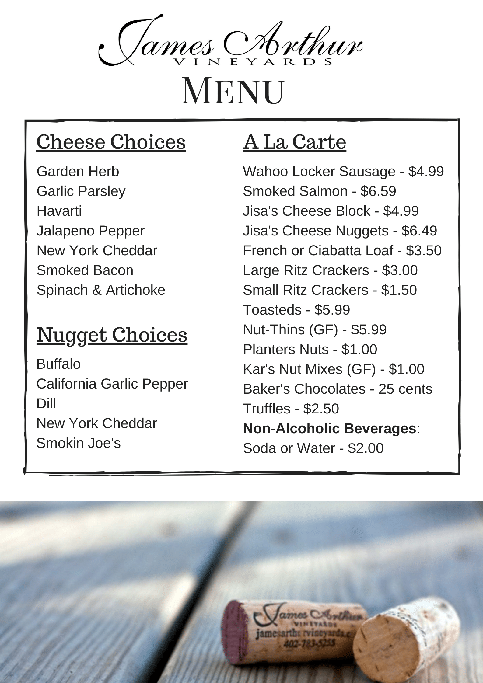 Visit – James Arthur Vineyards